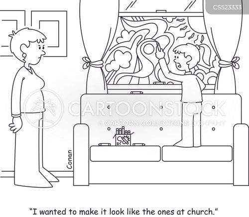 Stained Glass Cartoons and Comics - funny pictures from CartoonStock