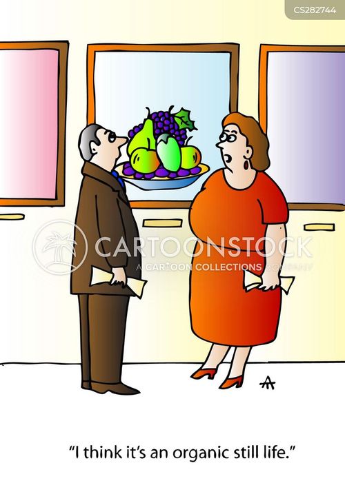 Organic Food Cartoons