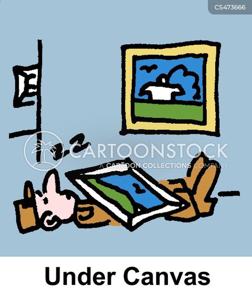 Under Canvas Cartoons and Comics - funny pictures from CartoonStock
