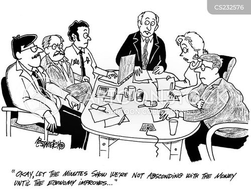 Meeting Minutes Cartoons and Comics - funny pictures from CartoonStock
