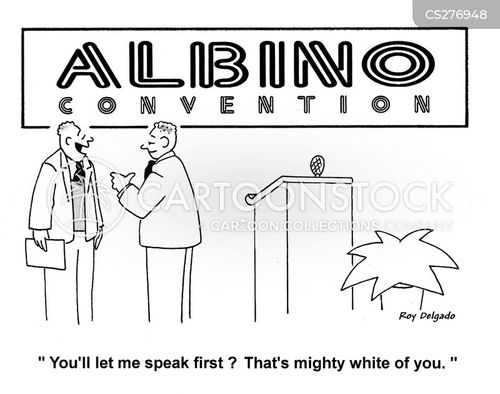 Albino Cartoons and Comics - funny pictures from CartoonStock