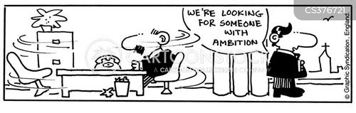 Ambitiously Cartoons and Comics - funny pictures from CartoonStock