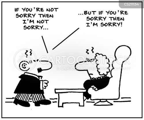 Sorry Cartoons and Comics - funny pictures from CartoonStock