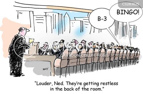 Bingo Game Cartoons and Comics - funny pictures from CartoonStock