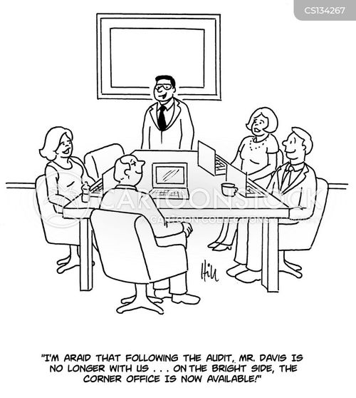 Audit Meeting Cartoons and Comics - funny pictures from CartoonStock