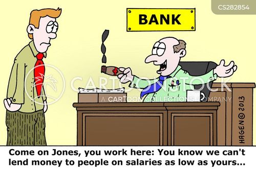 Loan Refusal Cartoons and Comics - funny pictures from CartoonStock