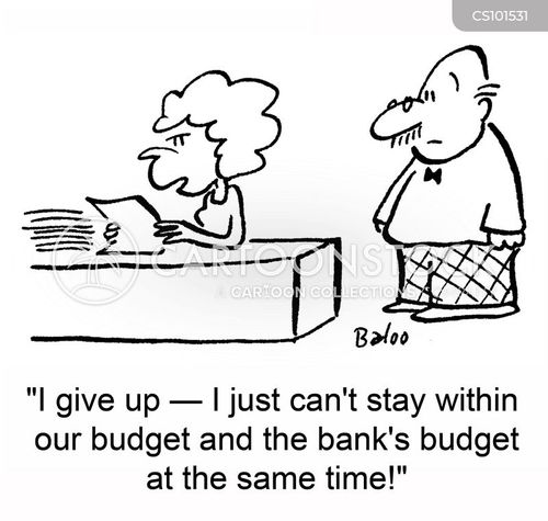 Bank's Budget Cartoons and Comics - funny pictures from CartoonStock
