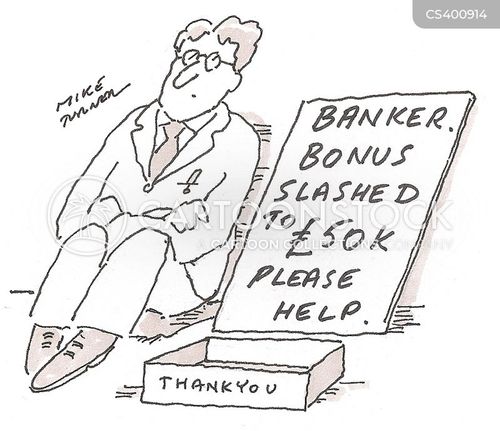 Executive Bonus Cartoons and Comics - funny pictures from CartoonStock