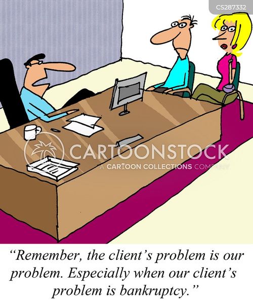 Bankrupting Cartoons and Comics - funny pictures from CartoonStock