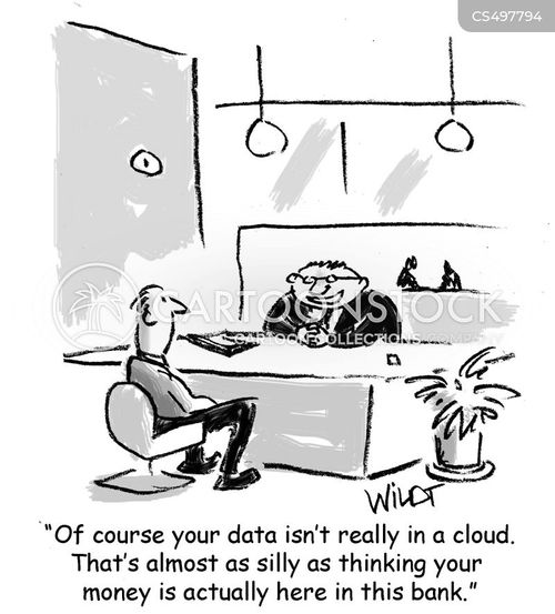 Cloud Data Cartoons and Comics - funny pictures from CartoonStock