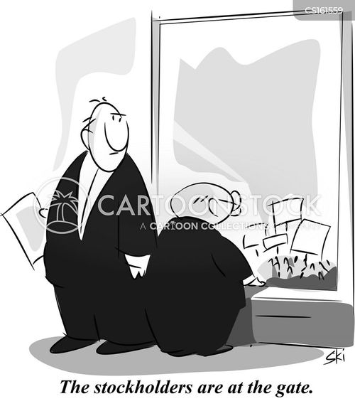 Stockholders Cartoons and Comics - funny pictures from CartoonStock