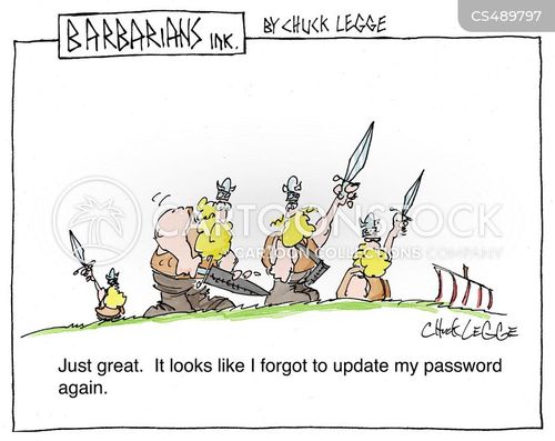 Password Update Cartoons and Comics - funny pictures from CartoonStock