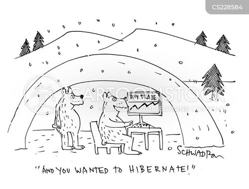 Bears Hibernating Cartoons and Comics - funny pictures from CartoonStock