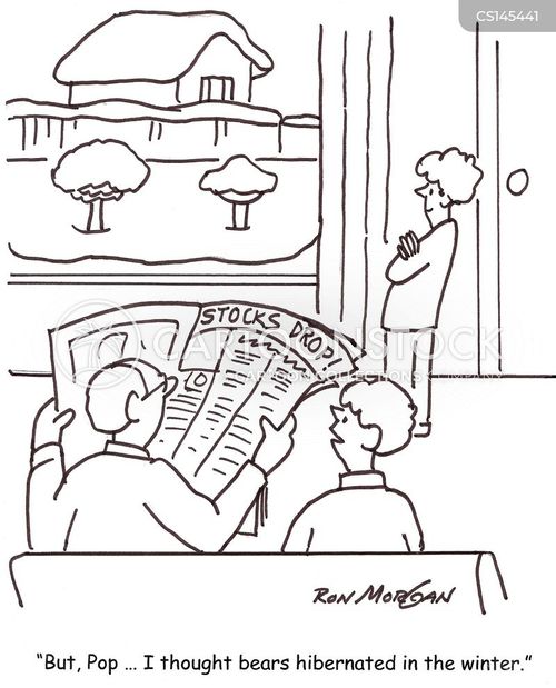 Bears Hibernating Cartoons and Comics - funny pictures from CartoonStock