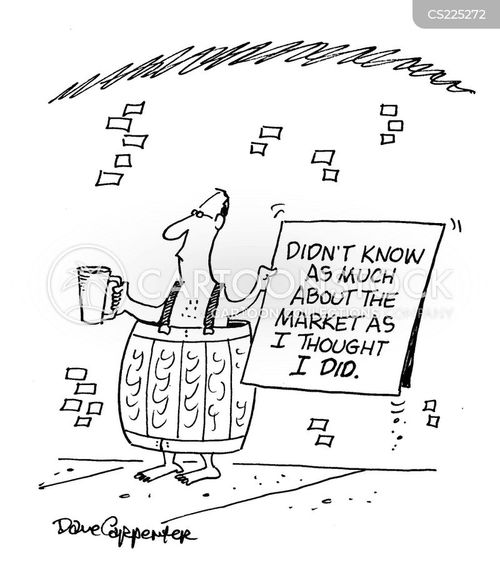 Dead Market Cartoons and Comics - funny pictures from CartoonStock