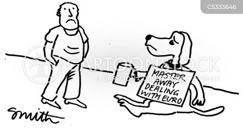 Euro Currency Cartoons and Comics - funny pictures from CartoonStock