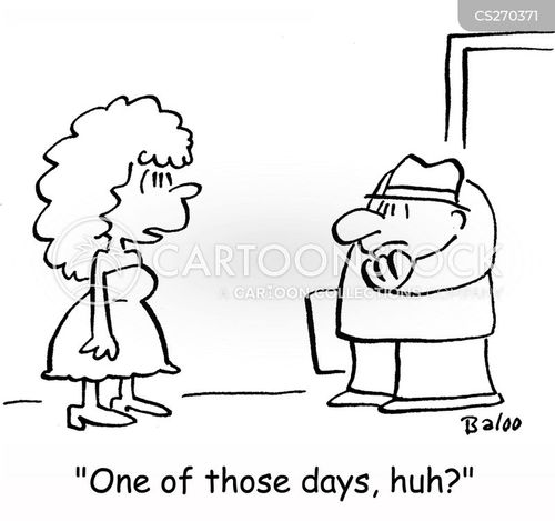 One Of Those Days Cartoons and Comics - funny pictures from CartoonStock