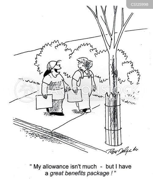 Benefits Package Cartoons and Comics - funny pictures from CartoonStock