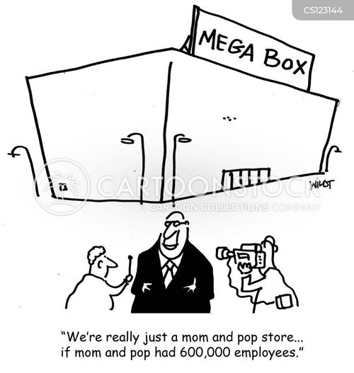 Mom And Pop Store Cartoons and Comics - funny pictures from CartoonStock