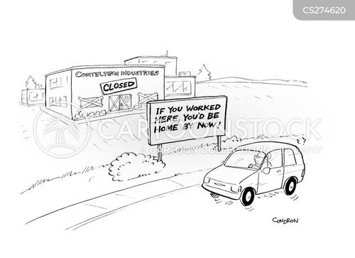 Factory Closures Cartoons and Comics - funny pictures from CartoonStock