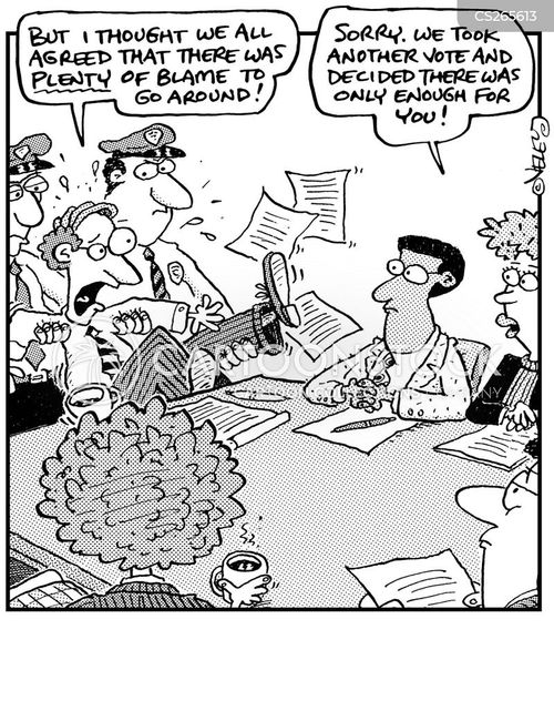 Comeuppance Cartoons and Comics - funny pictures from CartoonStock