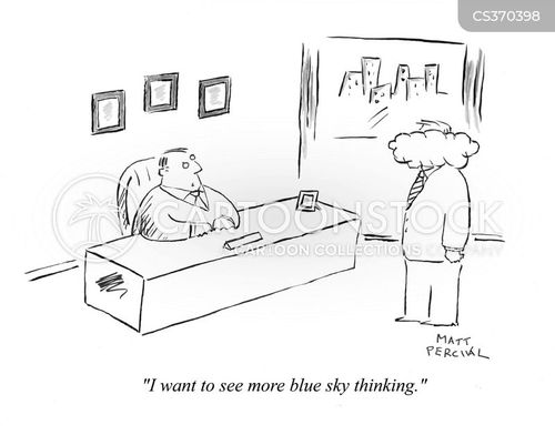 Blue Sky Thinking Cartoons and Comics - funny pictures from CartoonStock