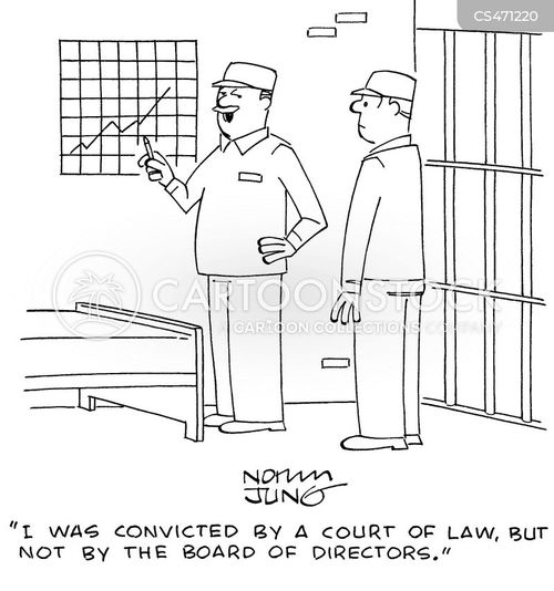 Convicting Cartoons and Comics - funny pictures from CartoonStock