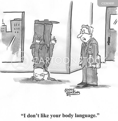Body Language Cartoons and Comics - funny pictures from CartoonStock