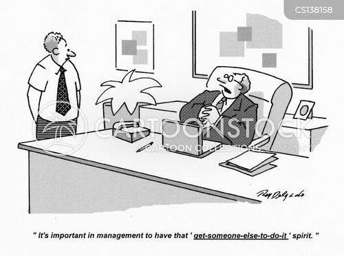 Cartoons und Karikaturen mit Delegation