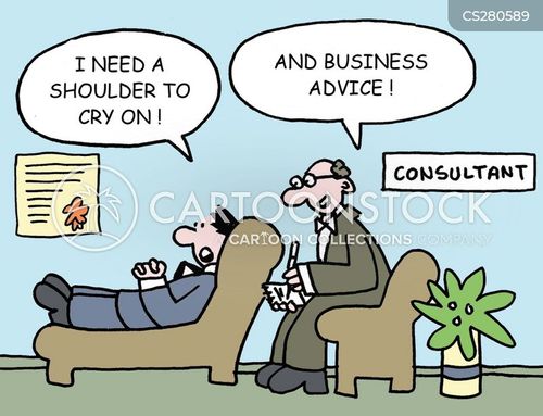 Shoulder To Cry On Cartoons and Comics - funny pictures from CartoonStock
