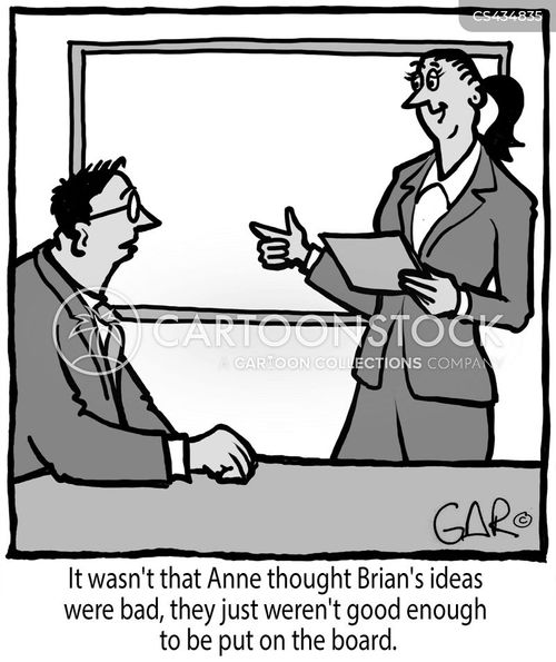 Group Brainstorming Cartoons and Comics - funny pictures from CartoonStock