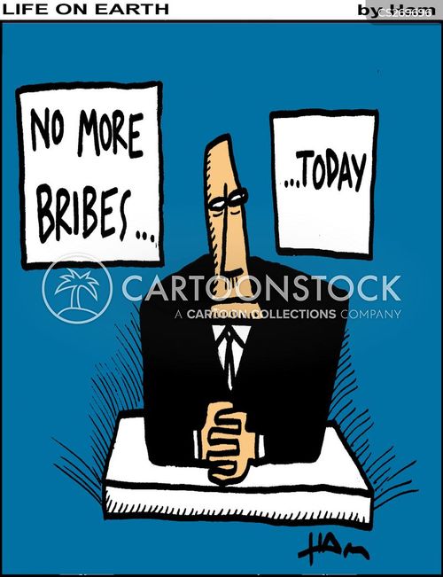 Bought Favour Cartoons and Comics - funny pictures from CartoonStock