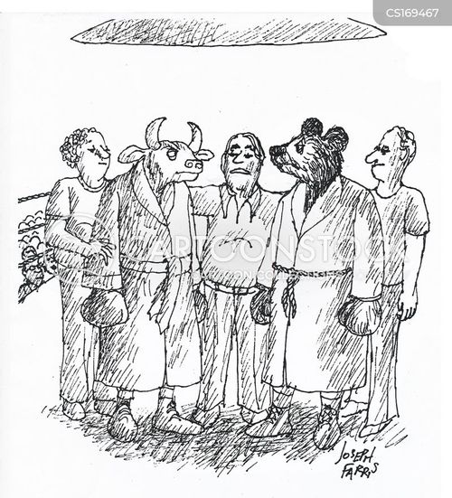 Bull And Bear Market Cartoons and Comics - funny pictures from CartoonStock