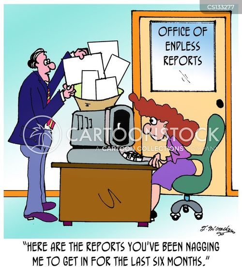 Exit Reports Cartoons and Comics - funny pictures from CartoonStock