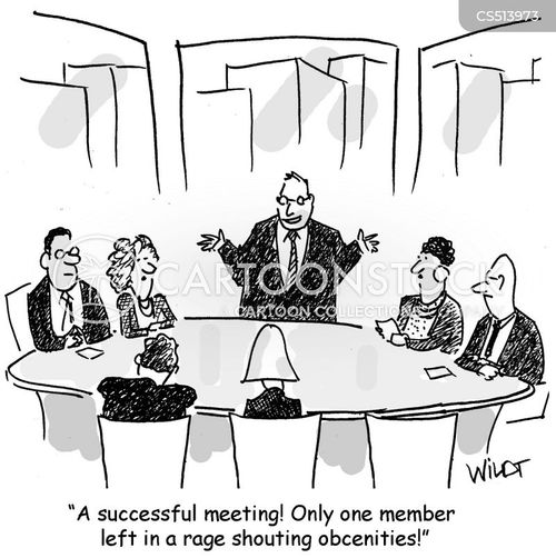 Business Meeting Cartoons and Comics - funny pictures from CartoonStock