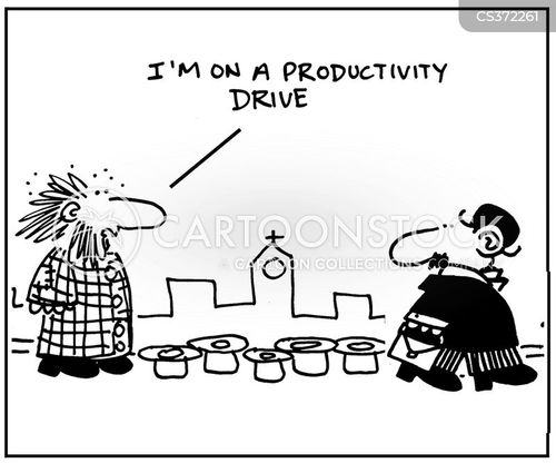 Productivity Drive Cartoons and Comics - funny pictures from CartoonStock