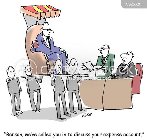 Business Expenses Cartoons and Comics - funny pictures from CartoonStock