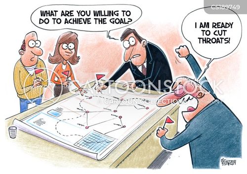 Ruthless Ambition Cartoons and Comics - funny pictures from CartoonStock