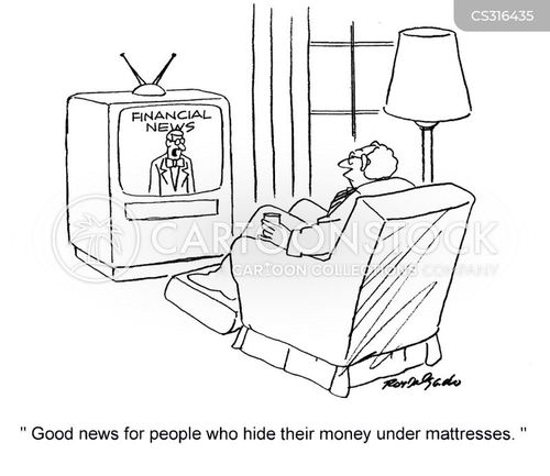 Economic News Report Cartoons and Comics - funny pictures from CartoonStock