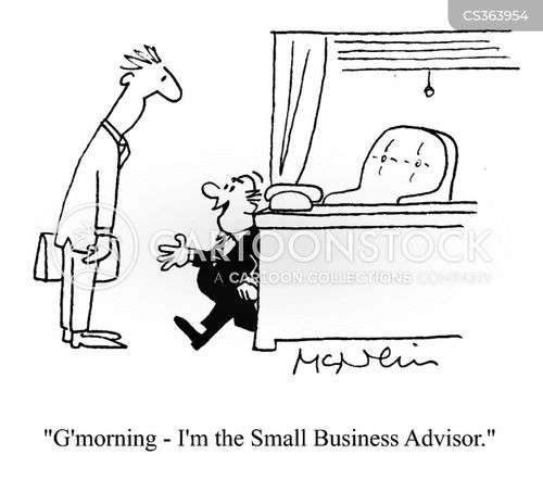 Business Advisor Cartoons and Comics - funny pictures from CartoonStock