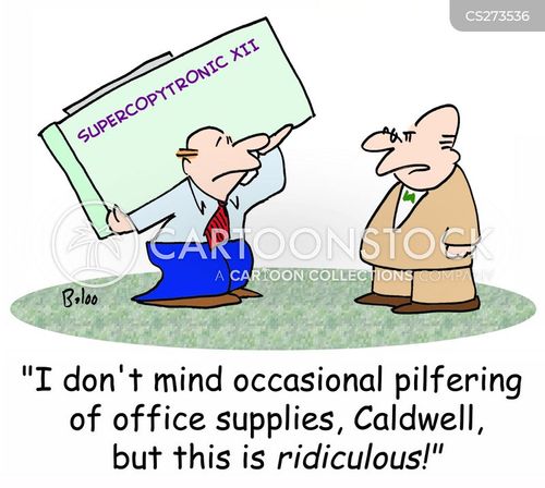 Pilfering Cartoons and Comics - funny pictures from CartoonStock