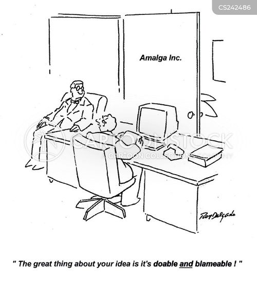 Shared Blame Cartoons and Comics - funny pictures from CartoonStock