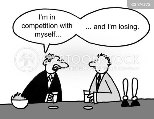 Business Competitor Cartoons and Comics - funny pictures from CartoonStock