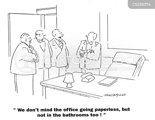 Bathroom Paper Cartoons and Comics - funny pictures from CartoonStock