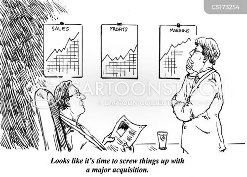 Acquisition Cartoons and Comics - funny pictures from CartoonStock