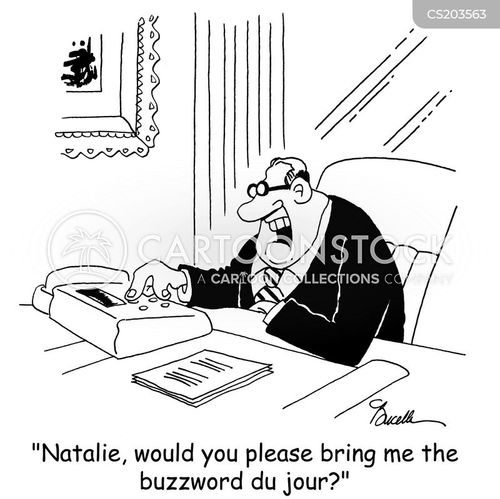 Buzzwords Cartoons and Comics - funny pictures from CartoonStock