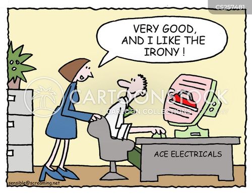 Irony Cartoons and Comics - funny pictures from CartoonStock