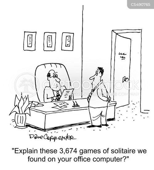 Solitaire Cartoons and Comics - funny pictures from CartoonStock