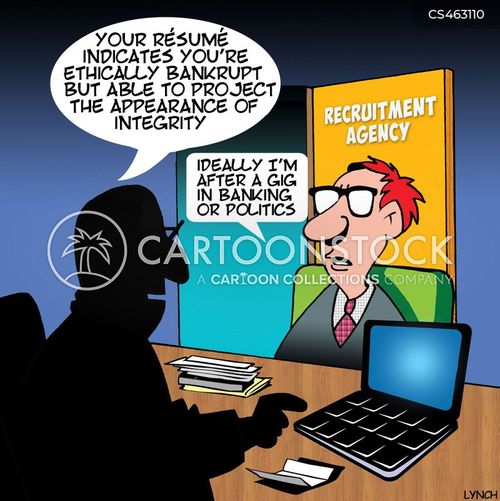 Morally Bankrupt Cartoons and Comics - funny pictures from CartoonStock