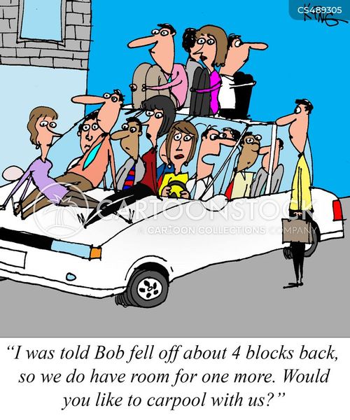 Car-pool Cartoons and Comics - funny pictures from CartoonStock